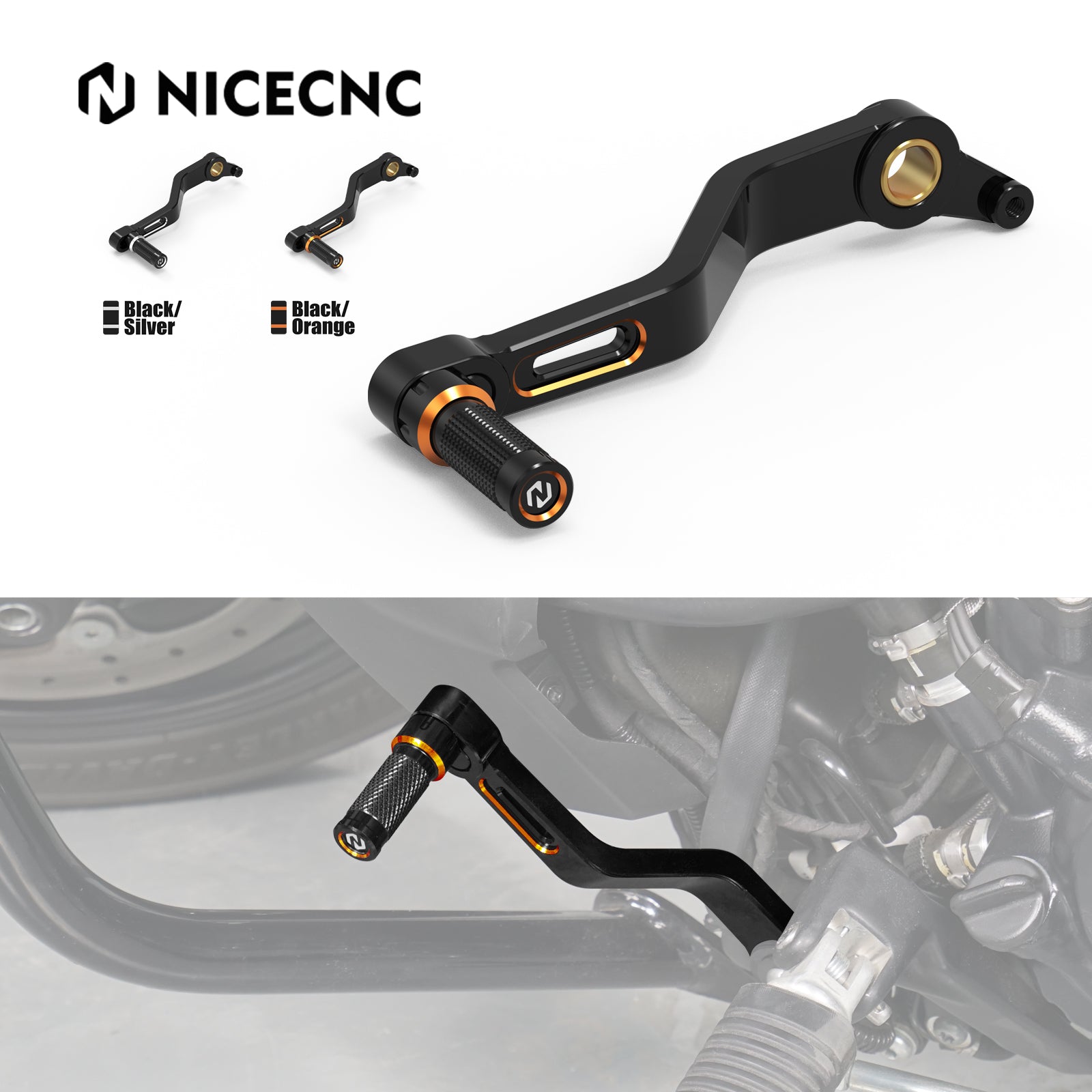 NiceCNC Motorcycle Aluminum Gear Shift Lever Shifter Pedal For Harley ...