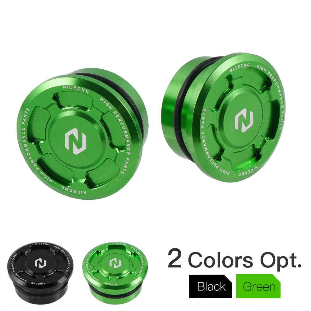Frame Hole Plugs Cover Caps For Kawasaki KLR650 1987-2024 – NICECNC