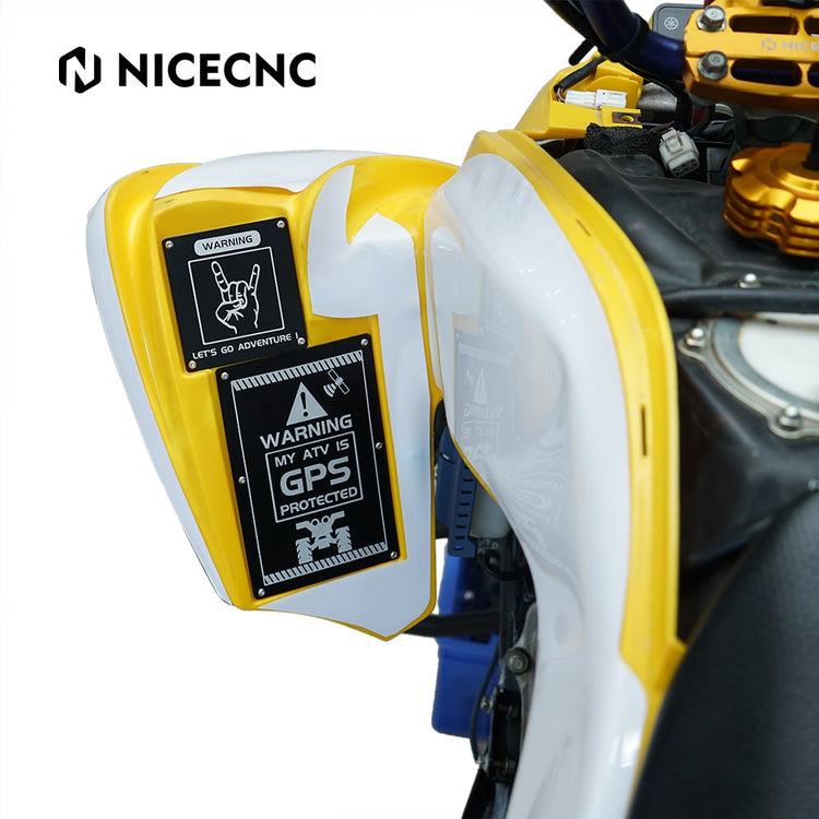 Fender Warning Tags Sticker Badges Plates For Yamaha Raptor 700 – NICECNC